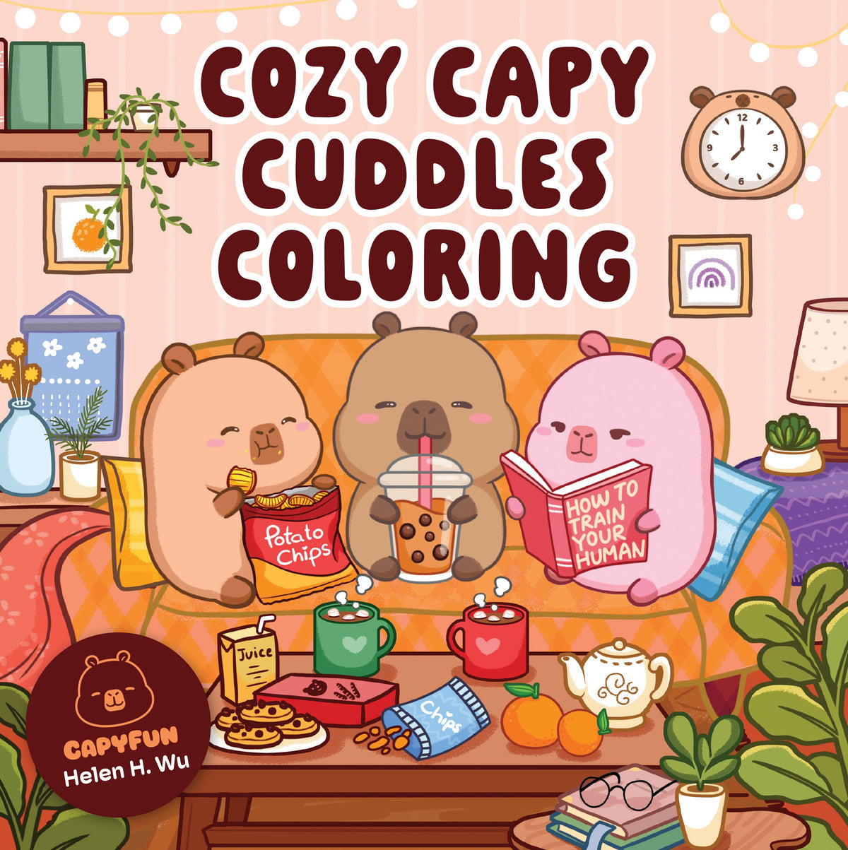 Cozy Capy Cuddles Coloring | Not Just Books